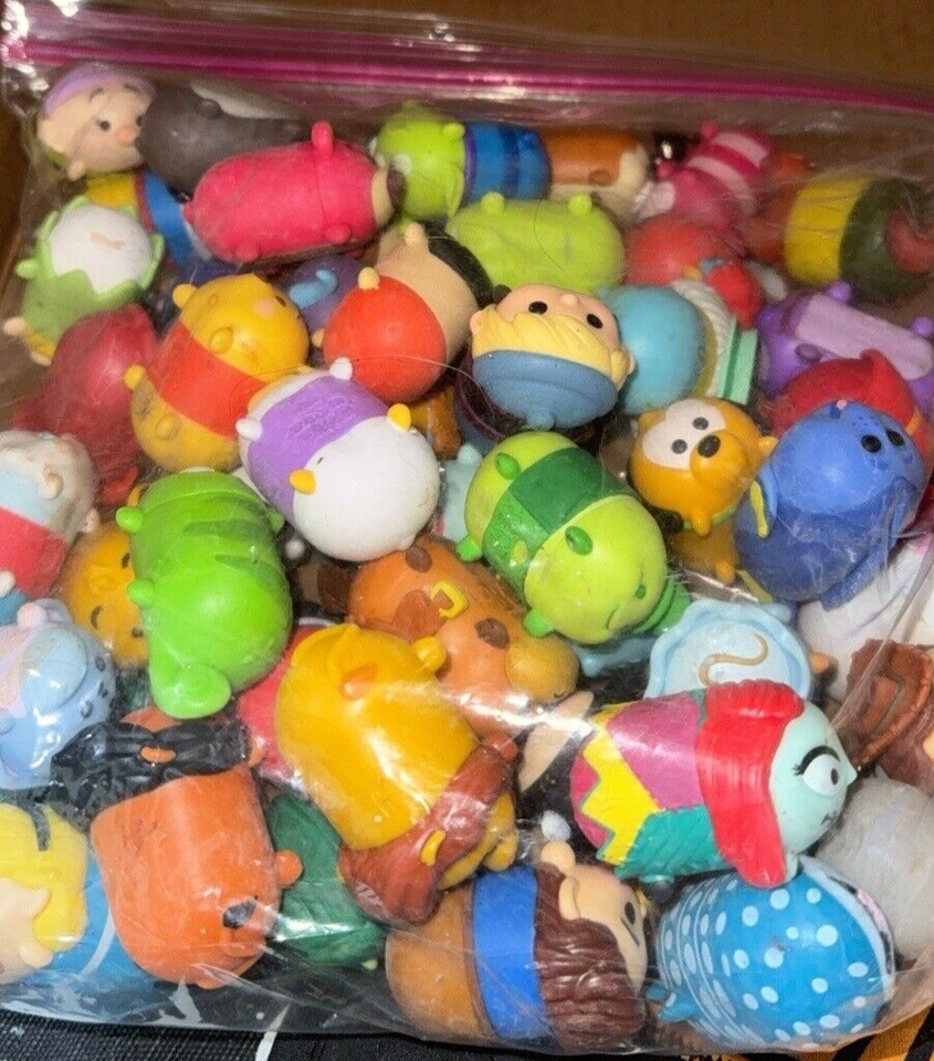 DISNEY TSUM TSUM RARE FLOCKED COLOR SPLASH GLITTER MEDIUM RANDOM PRE ...