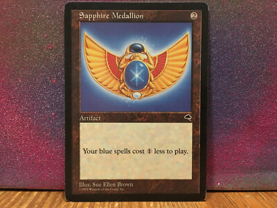 MTG - Sapphire Medallion | Tempest | MP | Rare | Artifact | Magic the ...