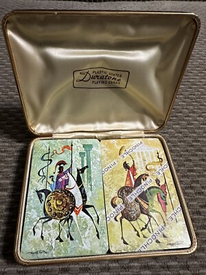 Vintage Frans Van Whitman playing cards Ancient Empire Trojan Duratone ...