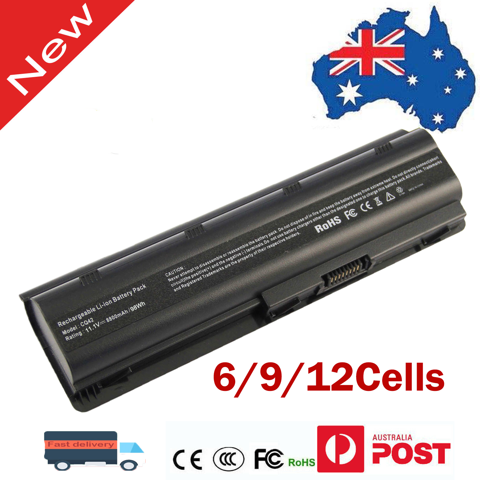 Laptop Battery for HP Compaq Presario CQ42 CQ43 CQ62 CQ56 CQ57 593554 ...