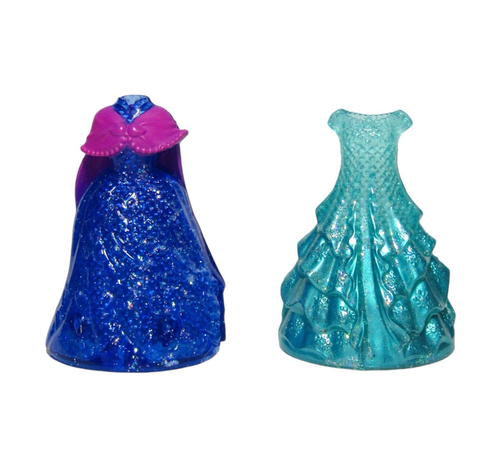 Polly Pocket Magic Clip Disney Princess Frozen Glitter Glider Dresses ...
