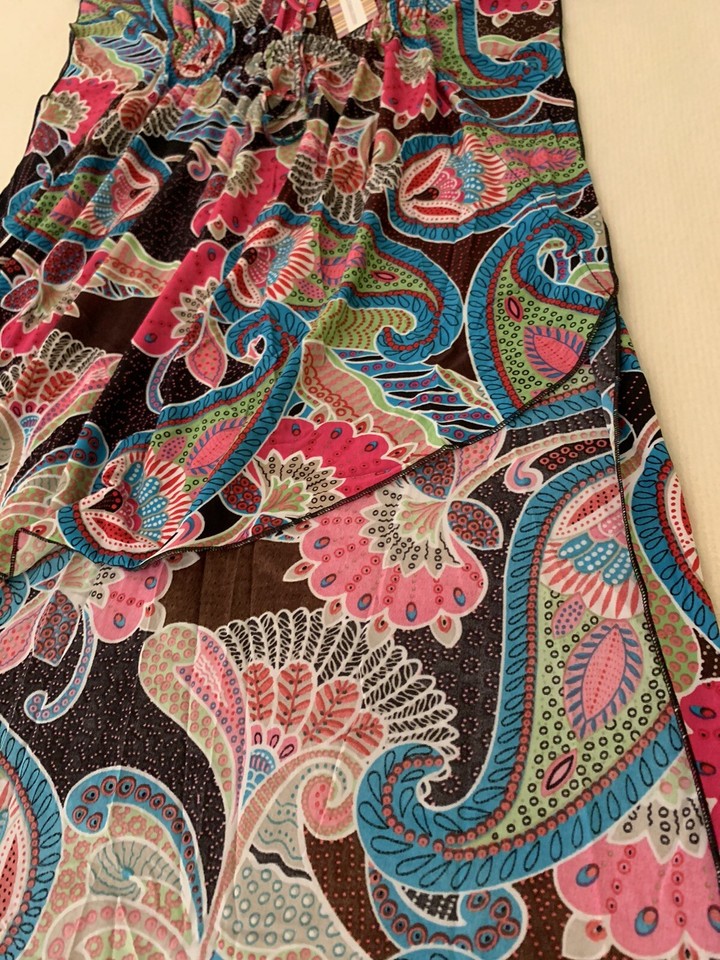 Woman’s Kimono Sleeve Top Black W/ Bright Floral Print By Kokomo KU2 ...