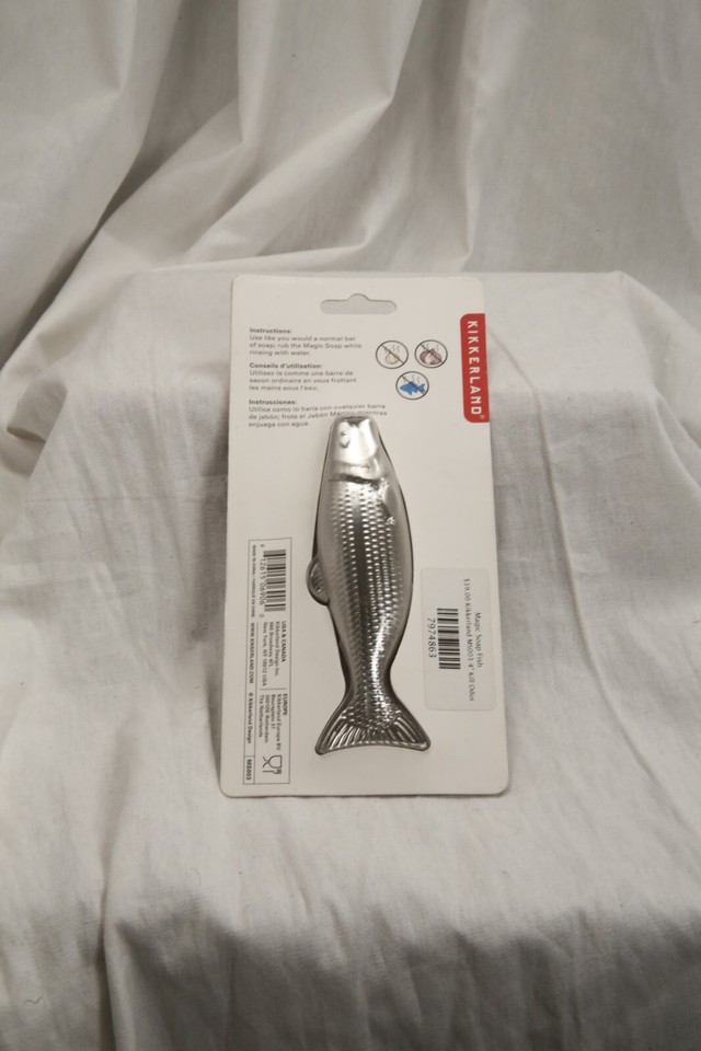 Kikerland, fish magic soap, kills odors from fish, onion, etc! 5 inches ...