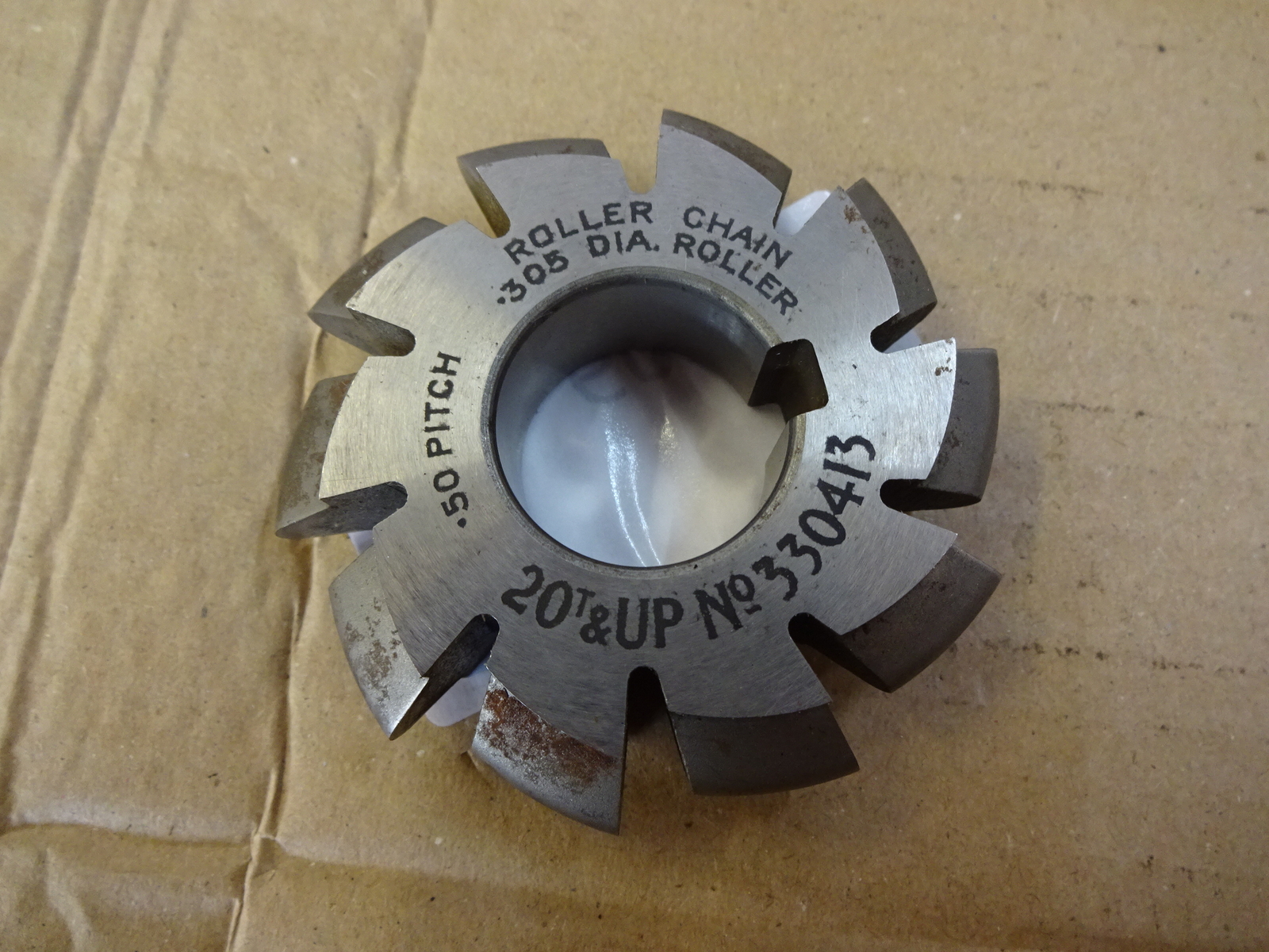 Reynold chain sprocket cutter 0.50 pitch x 0.305 dia roller 20T and up ...