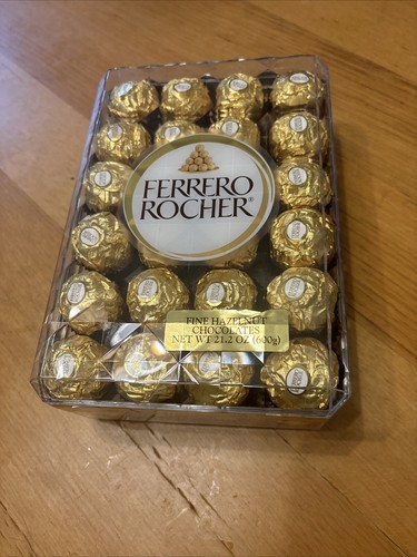Ferrero Rocher Hazelnut Chocolate Diamond Gift (1) Box - 21.2oz/48ct ...