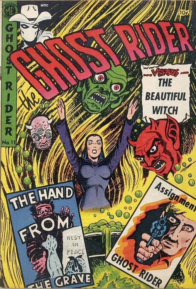 GHOST RIDER COMICS GOLDEN AGE 1950-1954 MAGAZINE ENTERPRISES FULL ...