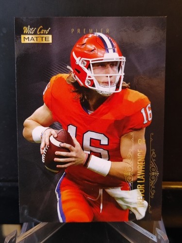 Trevor Lawrence RC 2021 Wild Card Matte Black #MBC-1 - Jacksonville | eBay