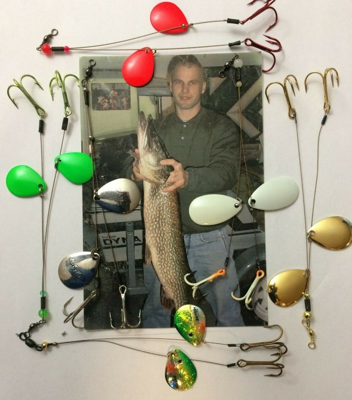 Quick Strike Predator Rig (Single & Double, 6 Colors, 2 Sizes) Glow in ...