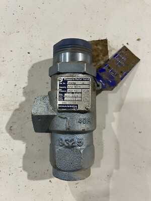 Valves - Pressurized Relief Valve
