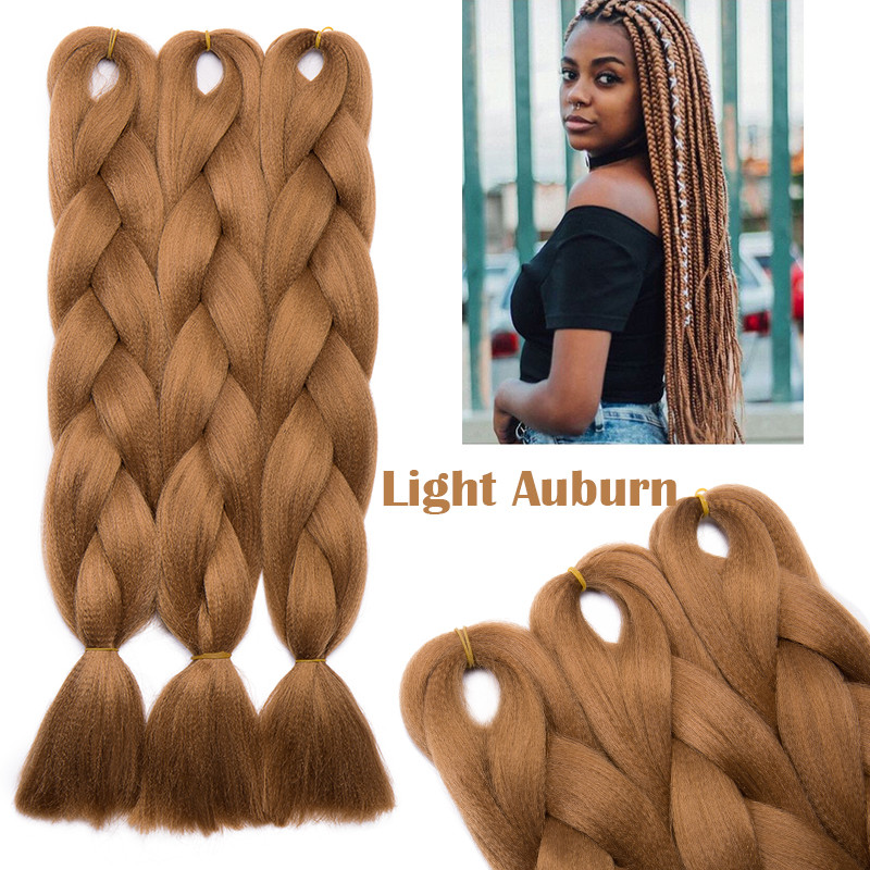 Long Braiding Jumbo Hair Expression Handmade Box Braids as human Mutil ...
