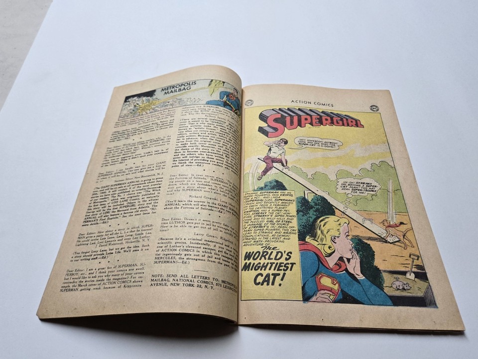 Action Comics #266 Superman Supergirl Krypto Super-Dog Streaky Super ...