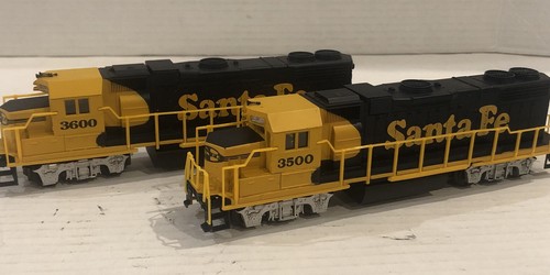 Santa Fe Model Train Set HO Scale Locomotives 3500 & 3600 Pair | eBay