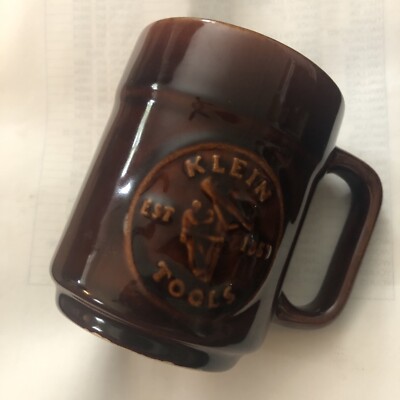 Vintage KLEIN TOOLS Lineman Coffee Cup Mug 125th Anniversary Ceramic | eBay