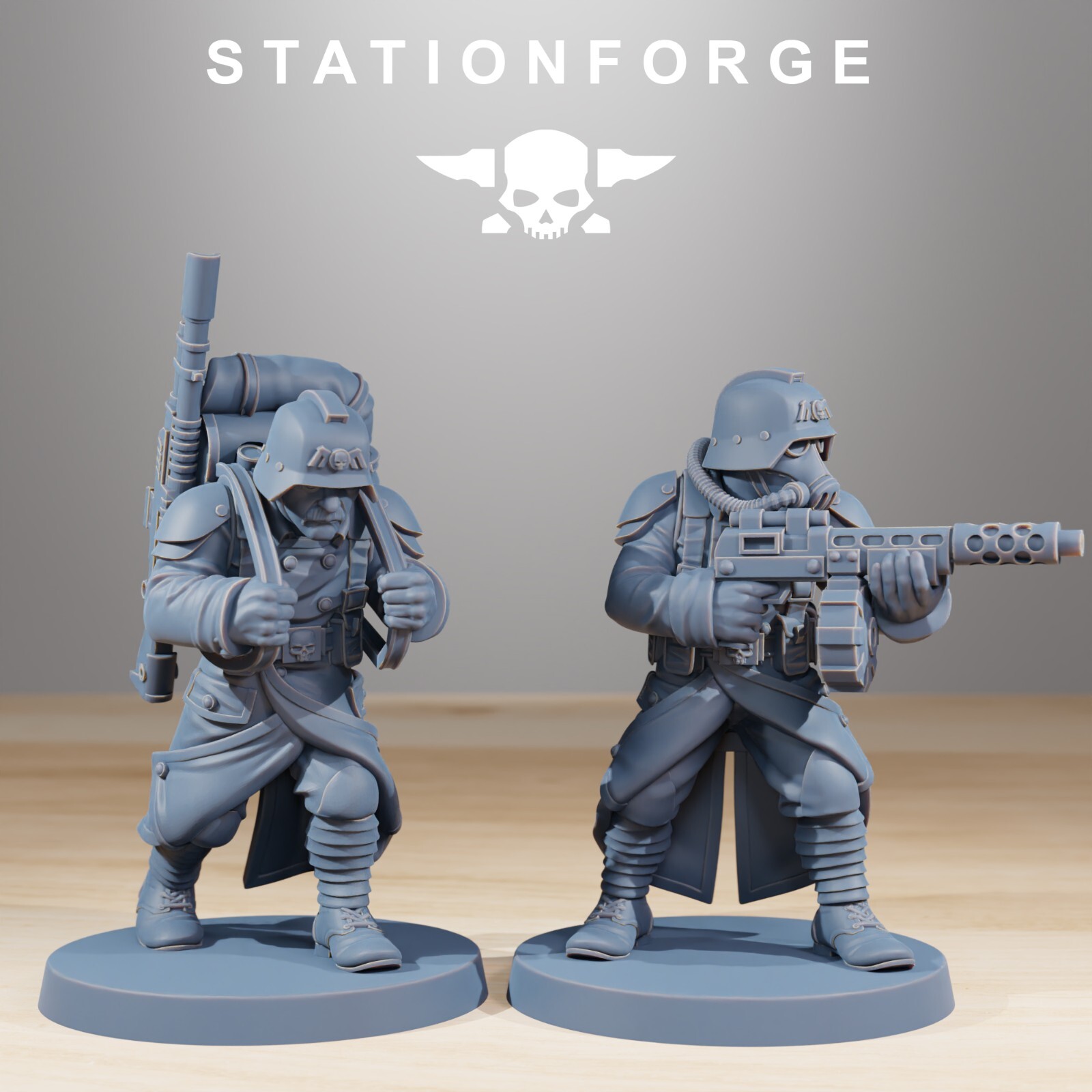Grim Guard Combattants de Station Forge échelle 32 mm | eBay