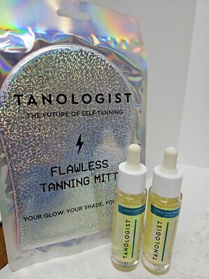 New Tanologist Face & Body Drops Self-Tan Drops MEDIUM 1.01 fl oz X 2 ...