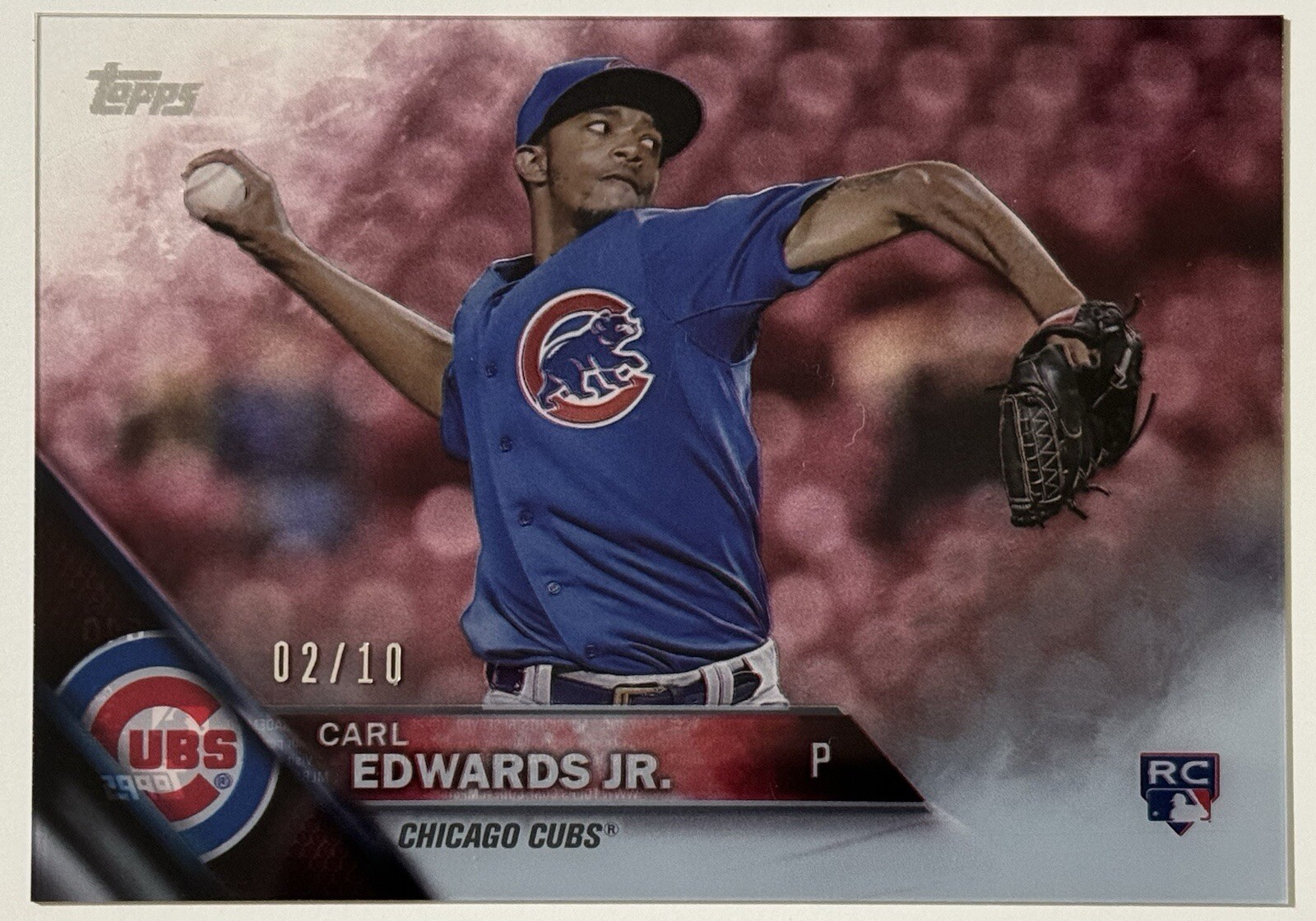 2016 Topps Clear 640 Carl Edwards Jr. RC /10 | eBay