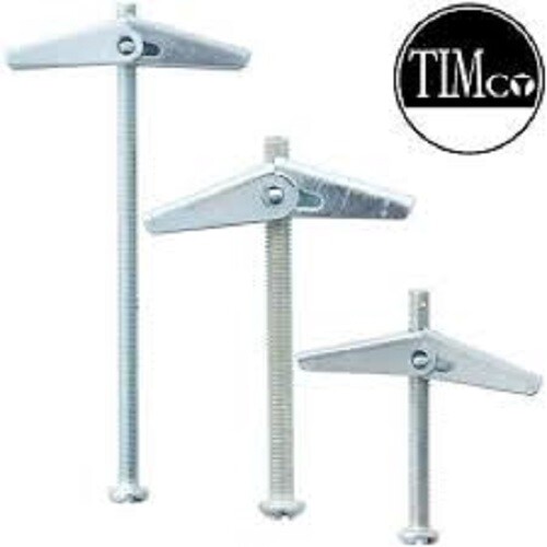 HOLLOW WALL PLUGS Spring Toggles Plasterboard Fixings Dry Walls M3 M5 ...