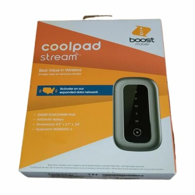 NEW Coolpad Stream (Boost Mobile) 4G LTE & Extended Range WiFi Hot Spot ...