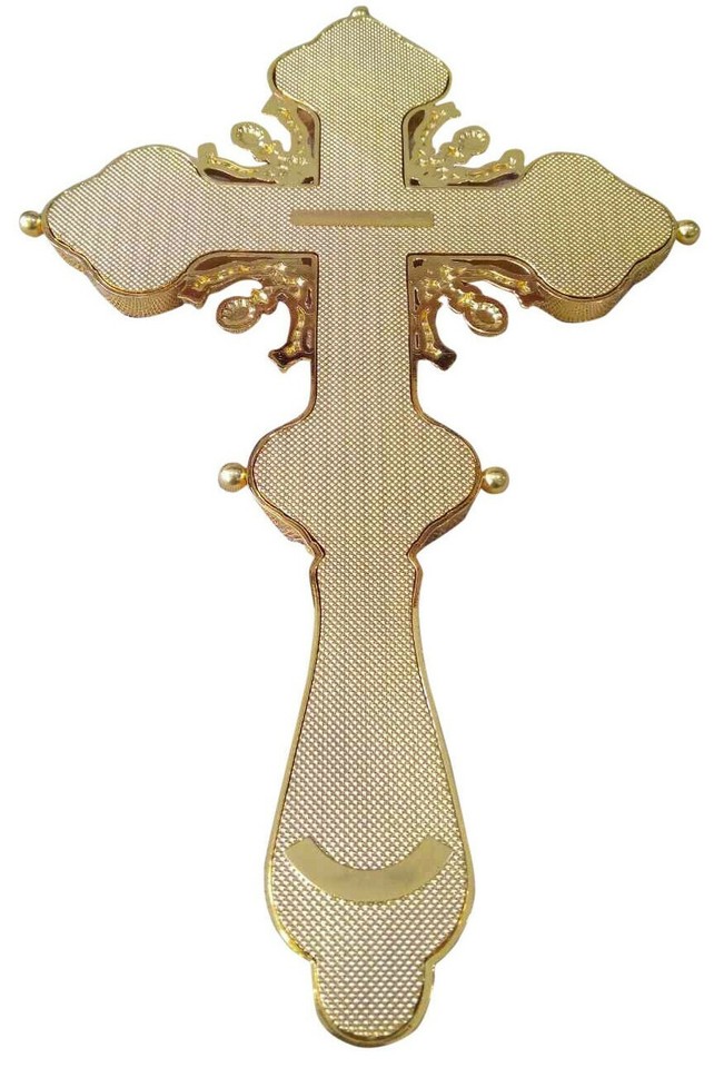 Greek Orthodox Byzantine Icons Hand Blessing Cross with Stones | eBay