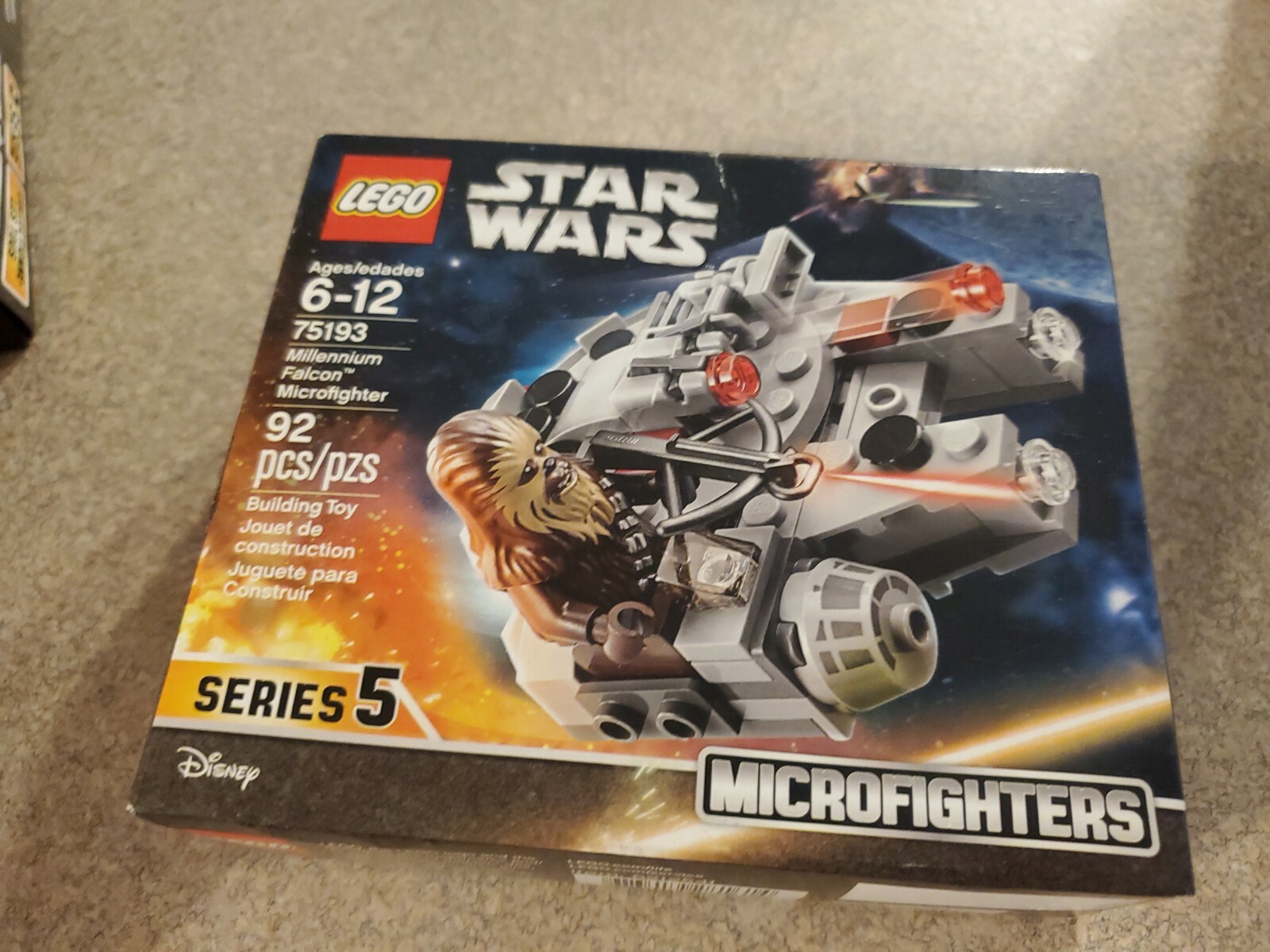 New 2 Legos LEGO Star Wars Microfighters Millennium Falcon 75193 92 pcs ...