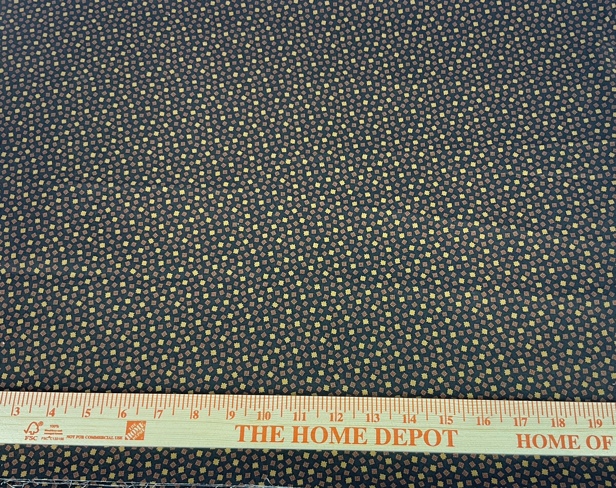 Autumn Fare by Thimbleberries for RJR Black Cotton Fabric by the Half ...