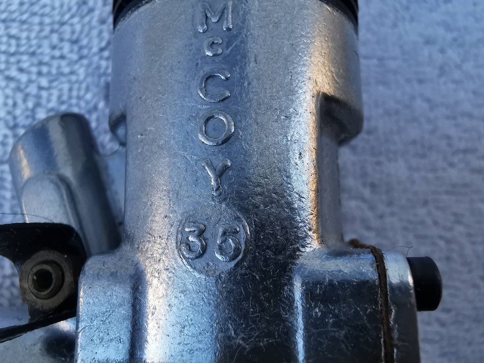 Vintage 1950's McCoy 35 Red Head Stunt Model Airplane Engine NEW ...