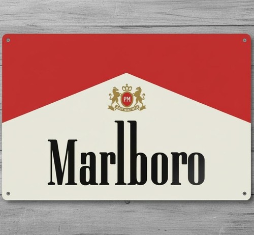Marlboro Cigarettes 8 x 12 Novelty Metal Sign Made In USA New! | eBay