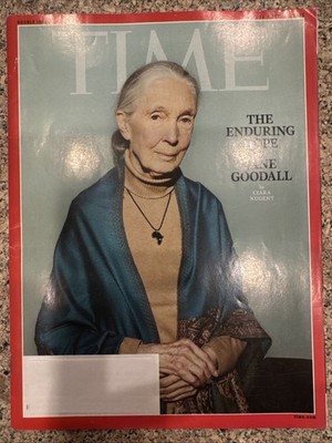 Time Magazine~October 11-18, 2021~The Enduring Hope of Jane Goodall | eBay