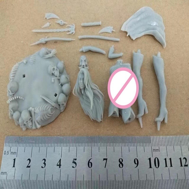 1/24 Scale Resin Figure Model Kit Super villain woman Unpainted ...