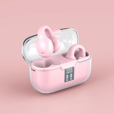 G91 Ear Clip Conduzione ossea TWS Auricolare Bluetooth con riduzione ...