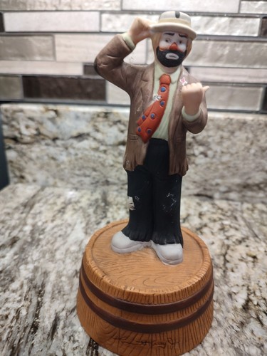 Vintage Emmett Kelly Jr. Hobo Clown "Weary Willie" Music Box 1960 Music ...