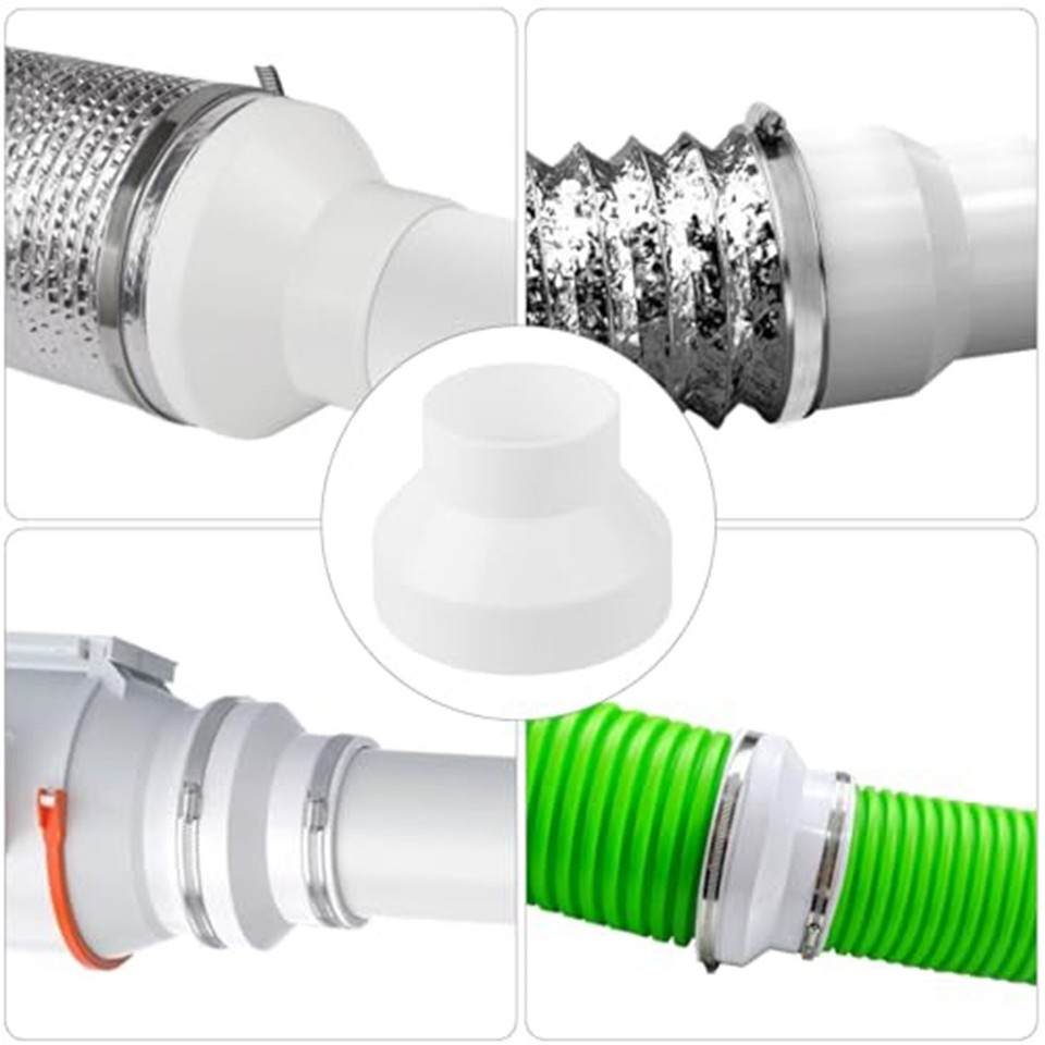 Round Pipe Fitting Air Duct Connector Commercial Use Efficient Airflow ...