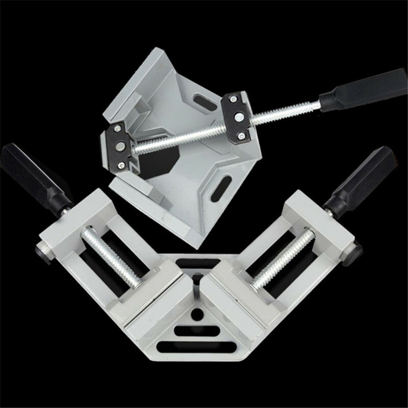 Aluminum 90° Right Angle Clamp Woodworking Frame Clip Right Angle ...