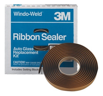 3M 08620 Butyl Tape Window Weld Ribbon Sealer 1/4"x15ft Tacky Adhesive ...