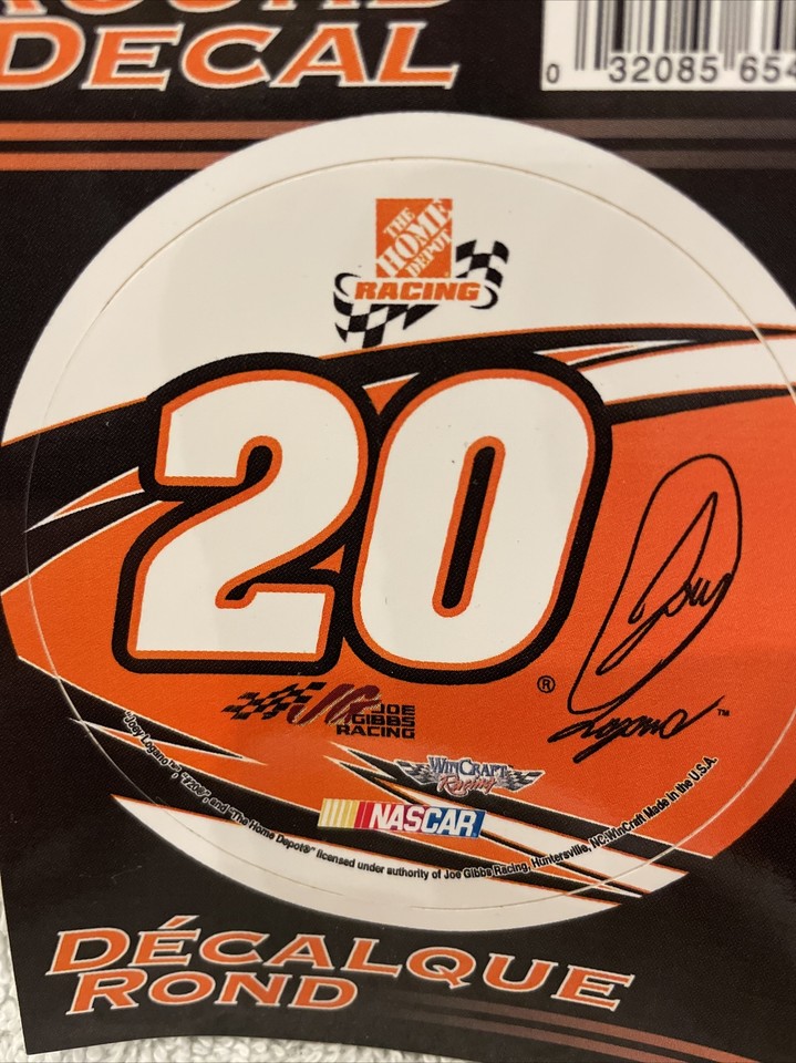 Joey Logano #20 Home Depot 3” Round Decal #19 | eBay