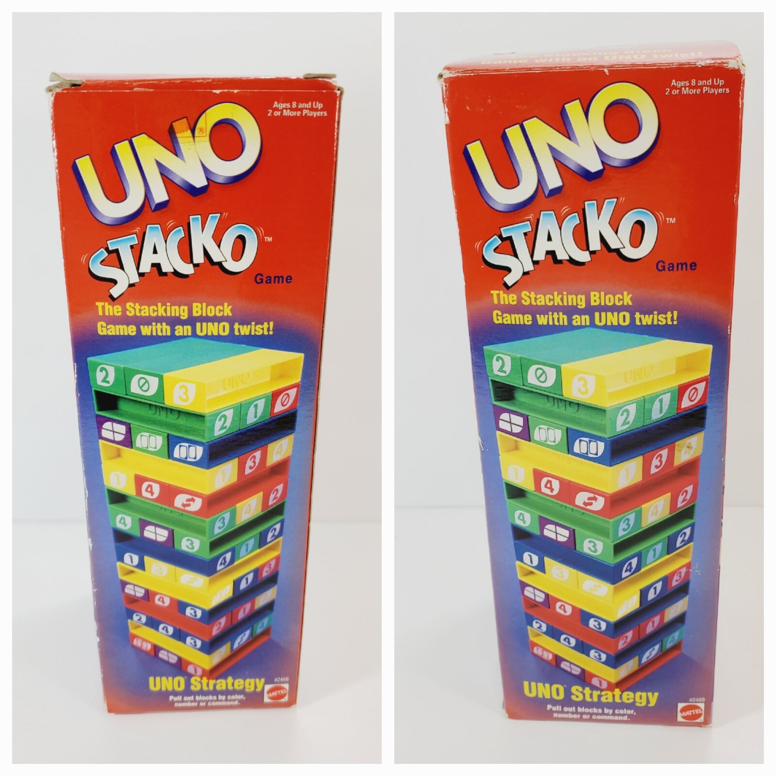 Lot Two 1999 Uno Stacko Game Complete in Box & Toy Story & UNO Card ...