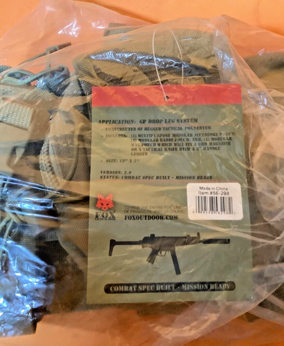 Fox Tactical Gear 1 GP Drop Leg System - Green | eBay