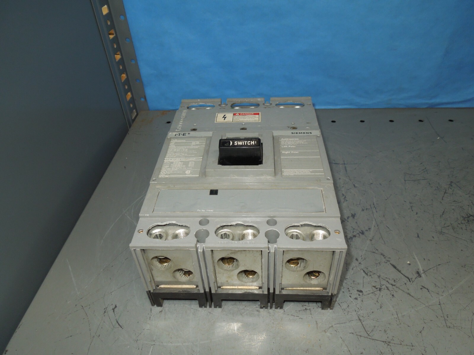 Siemens Sentron LXD6 LXD63S600A 600A 3P 600V Molded Case Switch Used | eBay