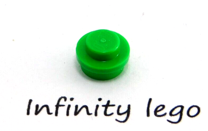 30 LEGO Bright Green Round 1 x 1 Plate Stud Brick 4073 - 30 Pieces ...