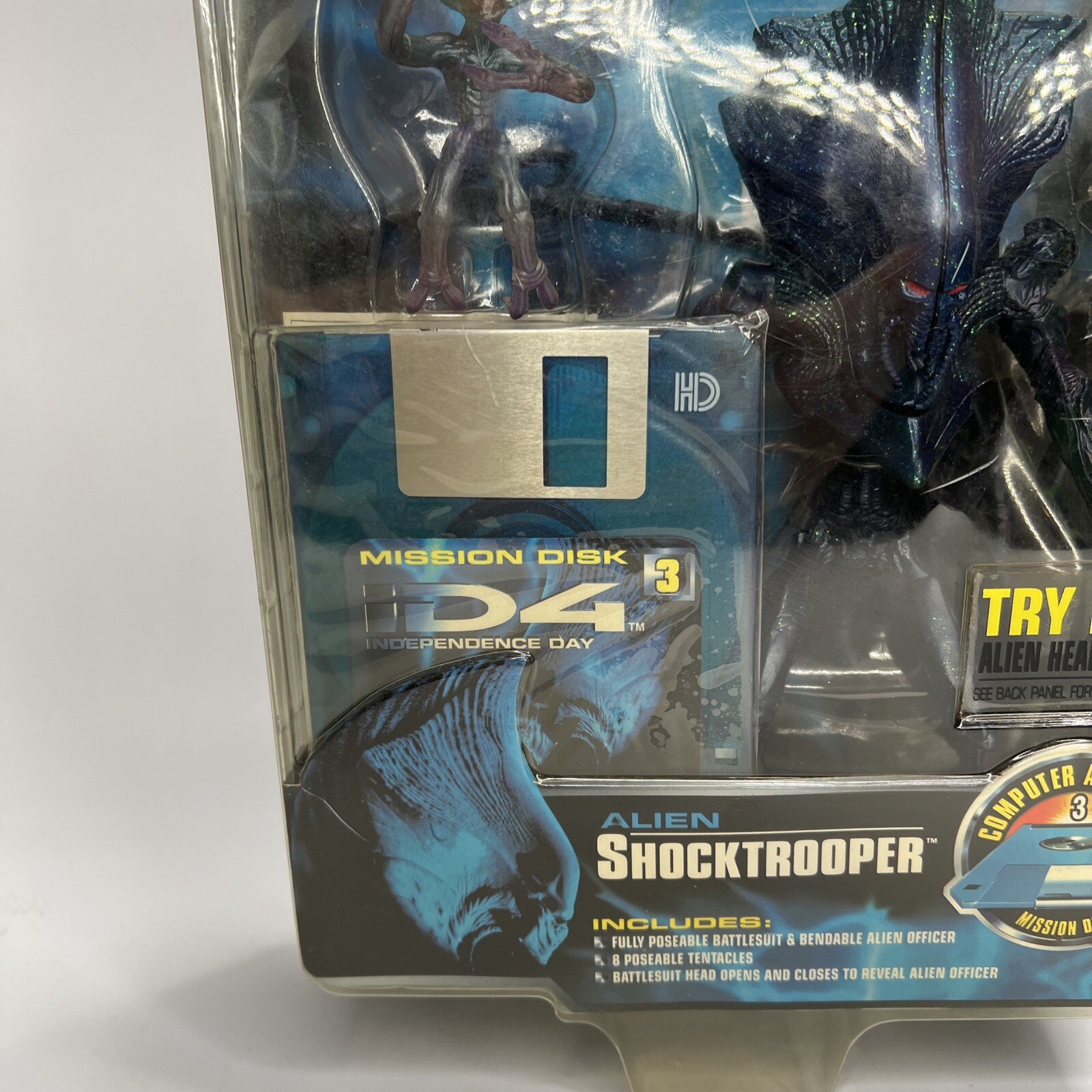 Independence Day Id4 Shocktrooper Alien Action Figure Trendmasters 1996 ...