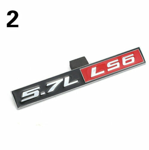 1X NEW CHEVY Emblem TRUNK BADGE 5.0L 5.7L 6.0L 6.8L LS1 LS2 LS3 LS6 V8 ...