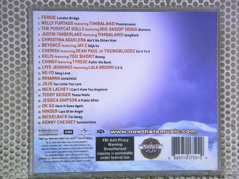 Various: Now That's What I Call Music Vol. 23 [CD][2006] 886970175029| eBay