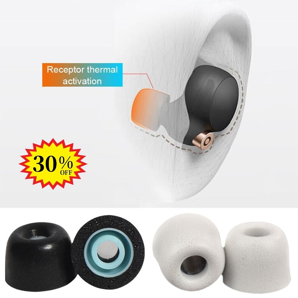 1 Pairs Replacement Memory Foam Ear Tips for Sony WF- 1000XM5 Gray ...