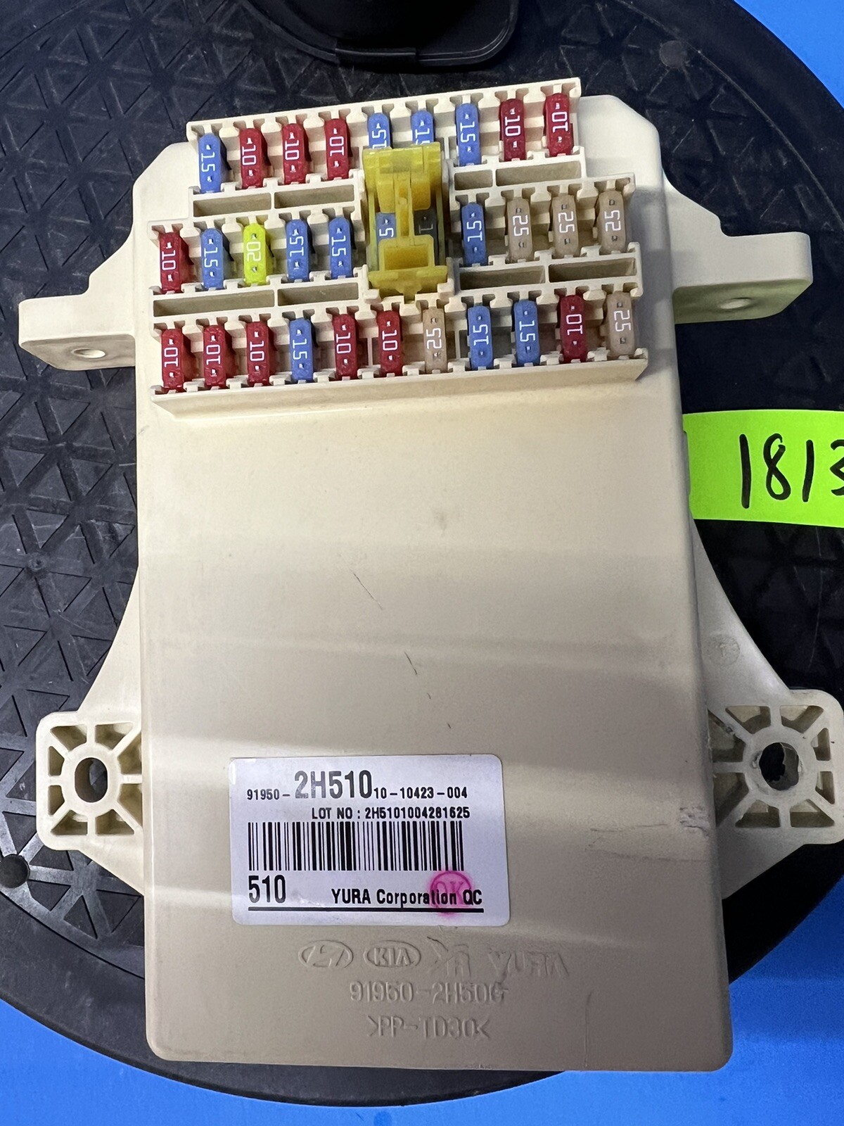 2010 KIA FORTE CABIN FUSE RELAY JUNCTION BOX, OEM 91950-2H510 | eBay