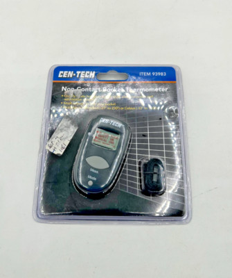 Pittsburgh Cen-Tech 93983 Non-Contact Pocket Thermometer Black Digital ...