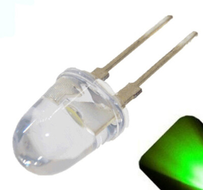 0.5W 8mm High Power Green LED 0.5 Watt Green LED (Pack of 15) | eBay
