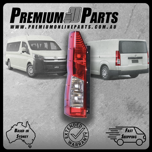 Tail Light Lamp Rear LEFT suits Toyota Hiace Van Bus Commuter 2019 - On ...