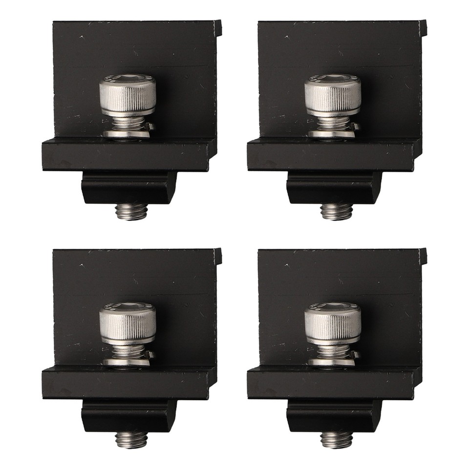 End Clamp Medium Clamp Solar Panel Racking 30mm Adjustable Pressing ...