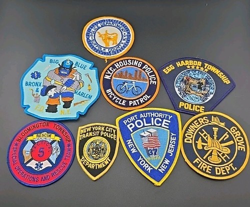 Lot Of Patches Police Fire Rescue New York New Jersey | eBay