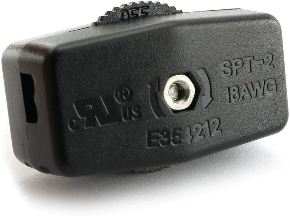 4pcs New Inline Rotary Cord Switch Replacement For Spt-2 Lamp Cord 3A ...